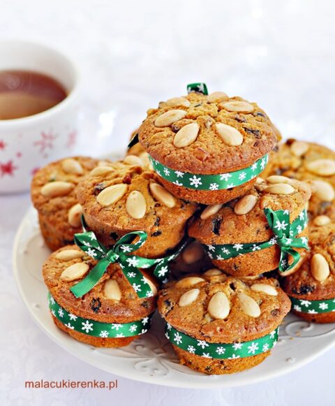 Świąteczne mini keksy - PRZEPIS - Mała Cukierenka